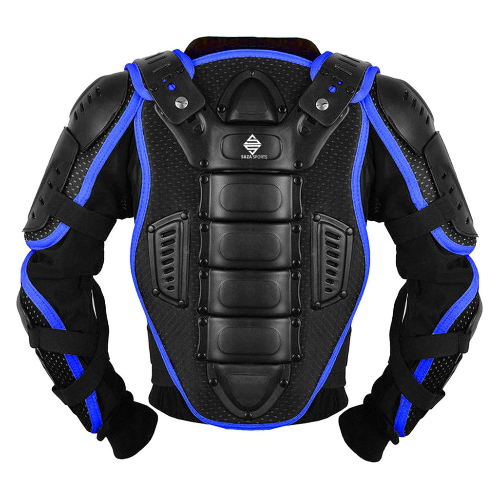 SS-302 Kids Body Armour Blue - SAZA SPORTS